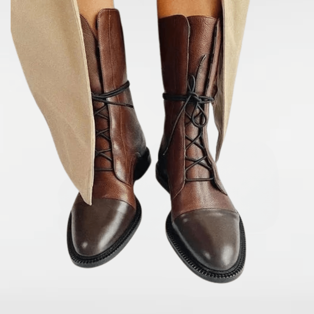 Amelia Classic Leather Boots – Maxwell Carter