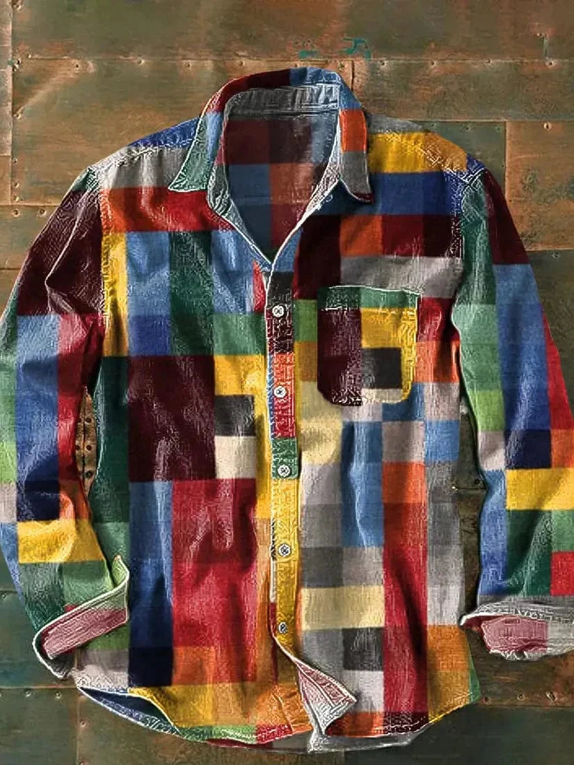 Jasper Patchwork Shirt – Maxwell Carter